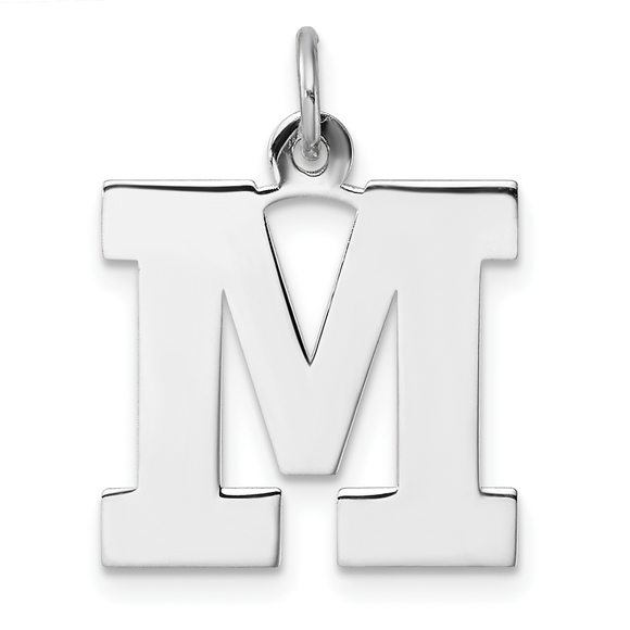 Hail Mary Gifts | Jewelry | Large Sterling Silver Rhodiumplated Block ...